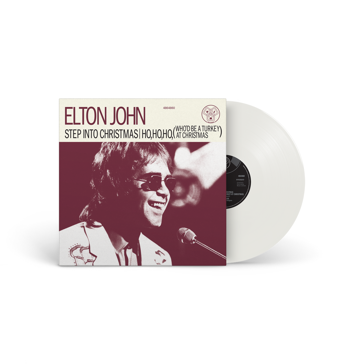 Elton John - Step Into Christmas: White Vinyl 12" Single - uDiscover