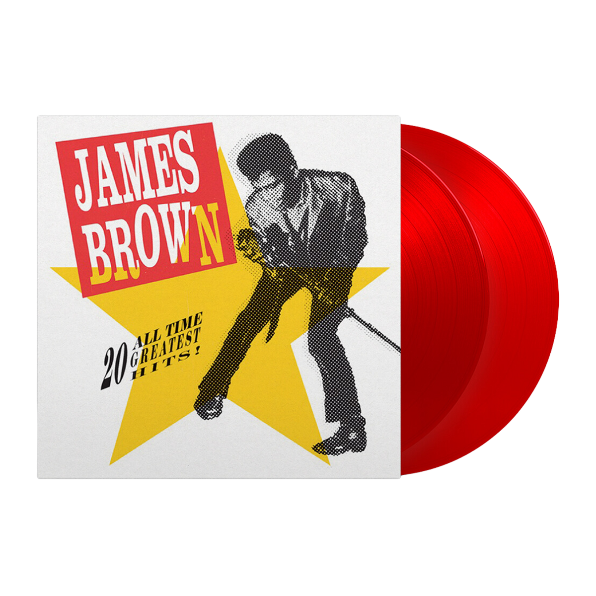 James Brown - 20 All Time Greatest Hits: Red Vinyl 2LP - uDiscover