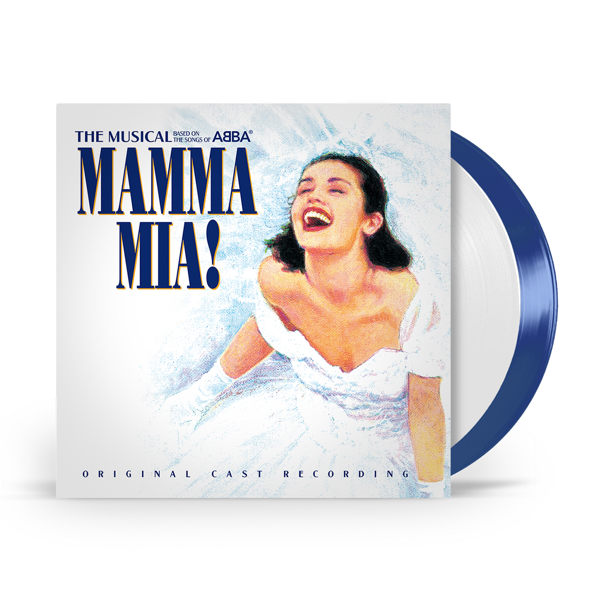 "Mamma Mia" Original London Cast - Mamma Mia - Original Cast Recording: Blue & White Vinyl 2LP ...